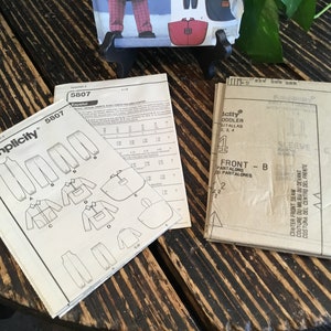 Simplicity Pattern No 5807 Toddlers | Etsy