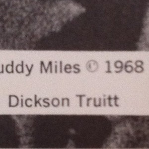 Buddy Miles Vintage 1968 Poster Jimi Hendrix Drummer | Etsy