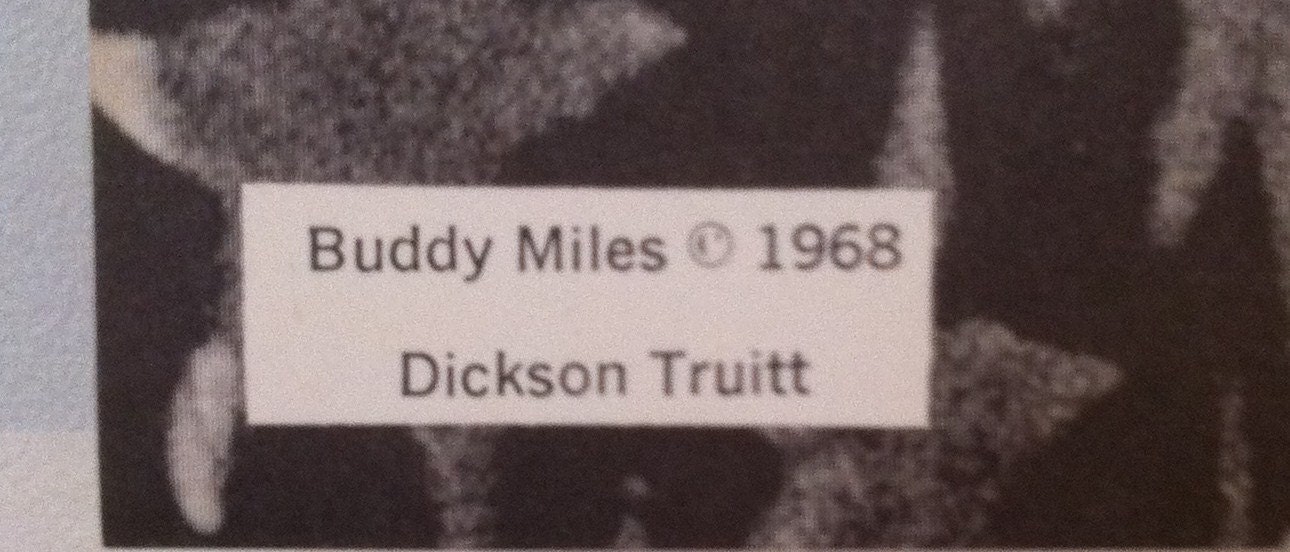 Buddy Miles Vintage 1968 Poster Jimi Hendrix Drummer | Etsy