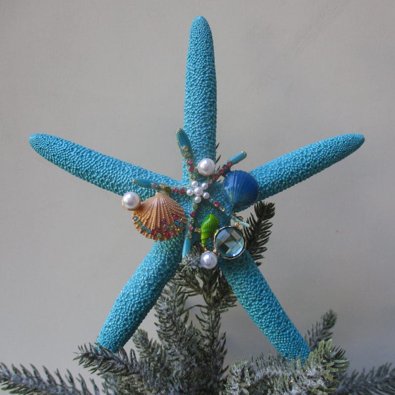 Starfish Tree Topper - Etsy