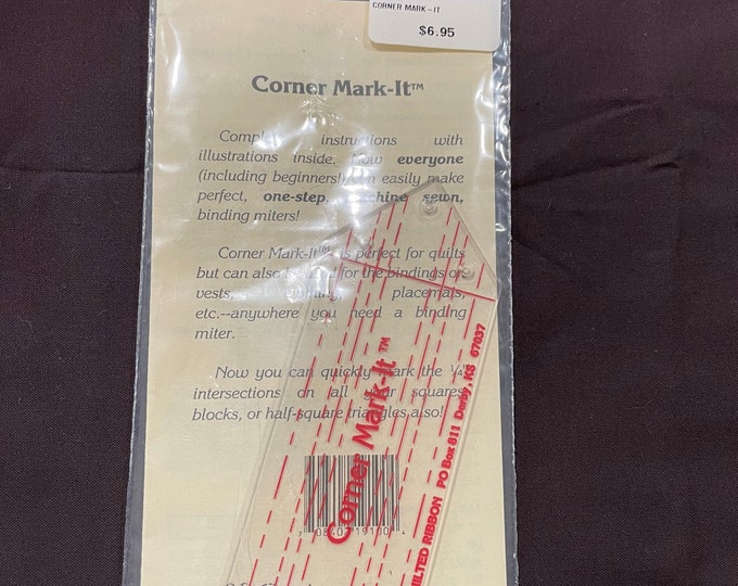 Corner Mark-it Ruler - Etsy
