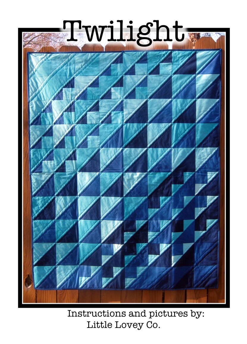 Twilight Baby and Lap Quilt Pattern PDF INSTANT DOWNLOAD - Etsy