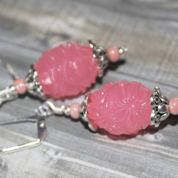 Pink Impression Glass - Etsy