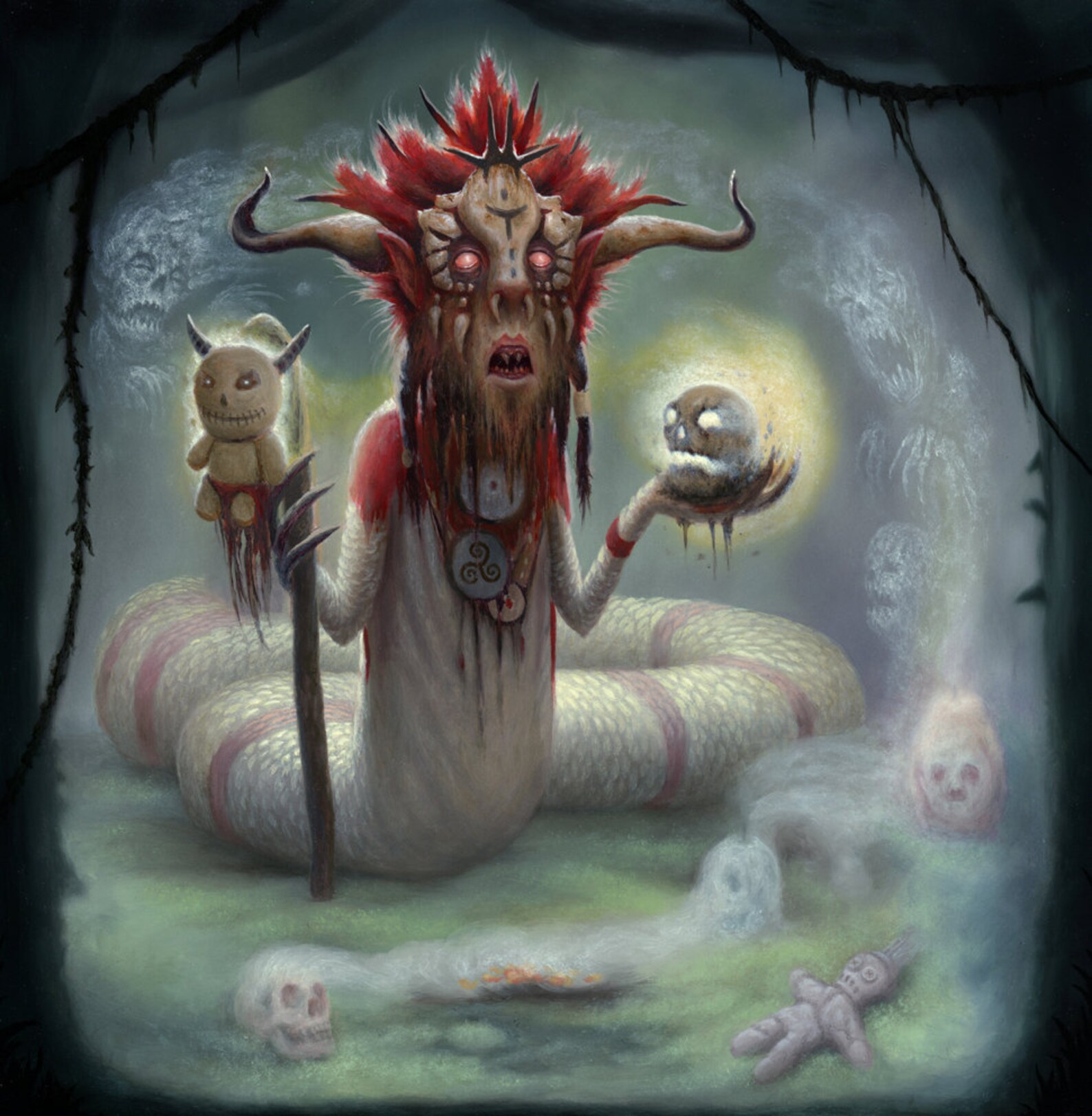 Snakebit Voodoo PRINT - Etsy