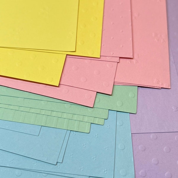 Embossed Card Stock - Etsy
