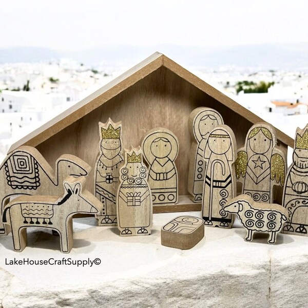 Diy Nativity Set - Etsy