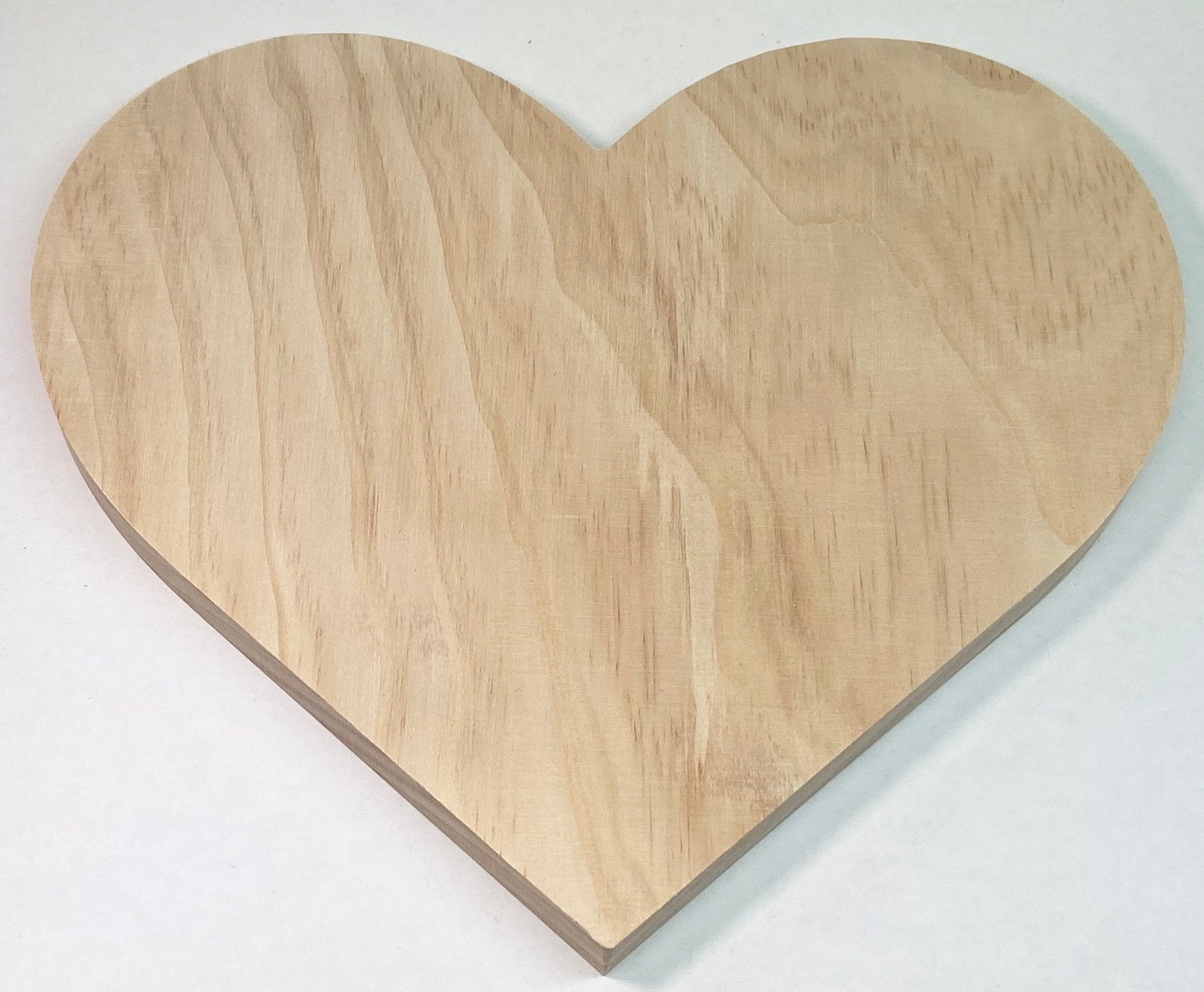 Heart Shape Wood Plaque. Heart Shaped Blank Sign. Wood Heart | Etsy