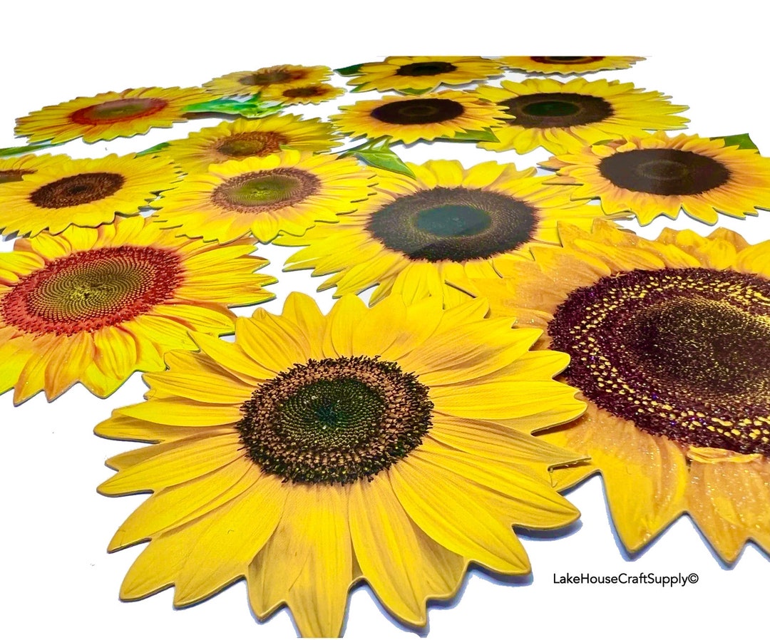 Gorgeous Sunflower Sticker Pack. Sunflower Decals. Sunflowers. - Etsy