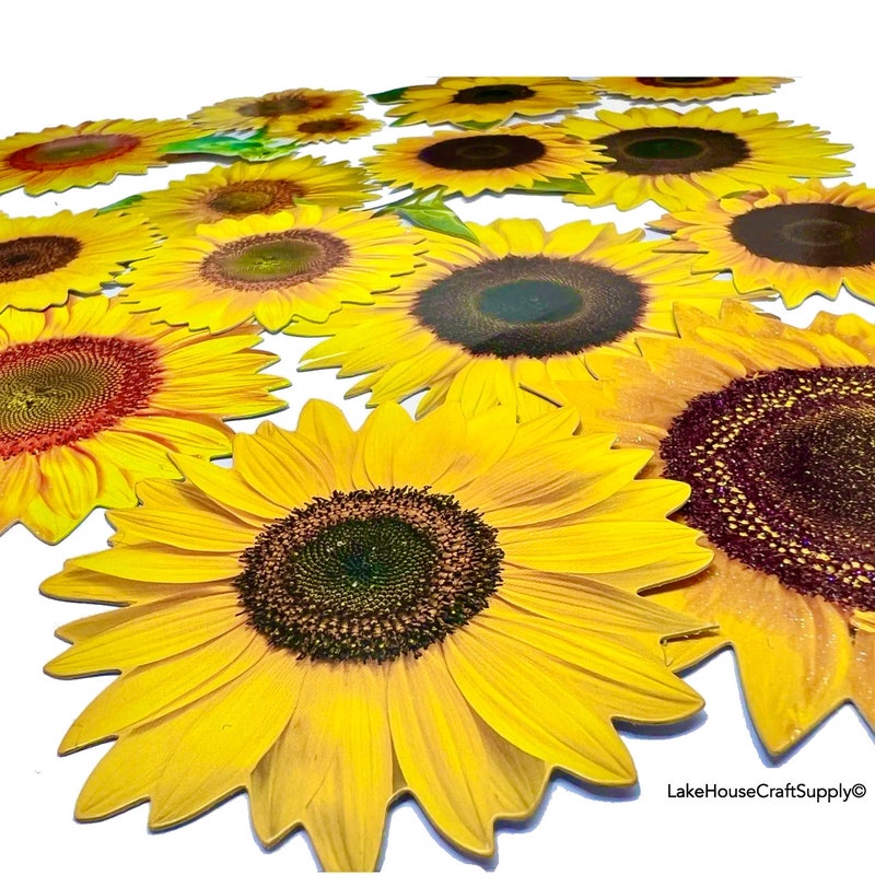Sunflower Stickers - Etsy