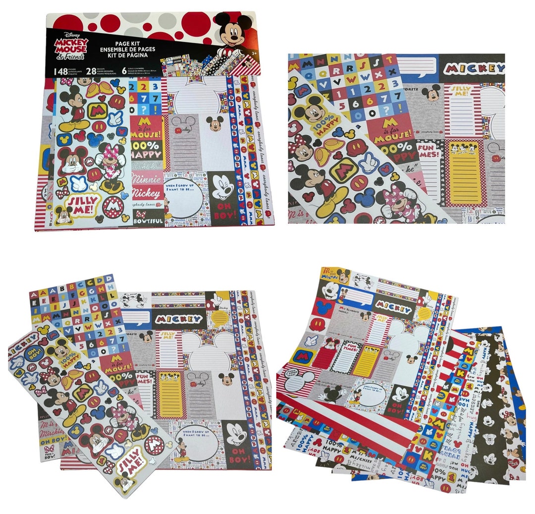 Disney® Mickey Mouse Paper Pack. Official Disney Paper Pack. - Etsy