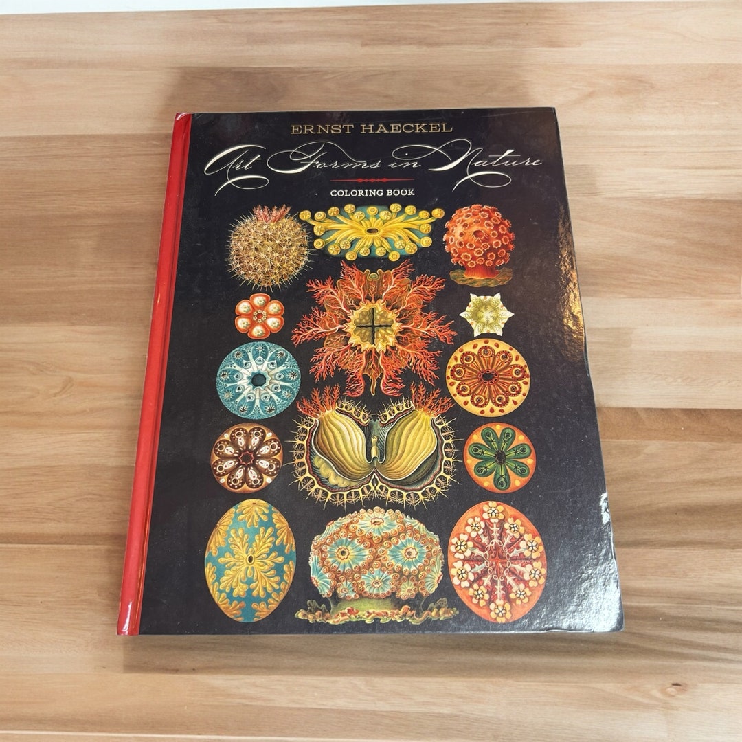 Ernst Haeckel: Art Forms in Nature Book or Coloring Book - Etsy