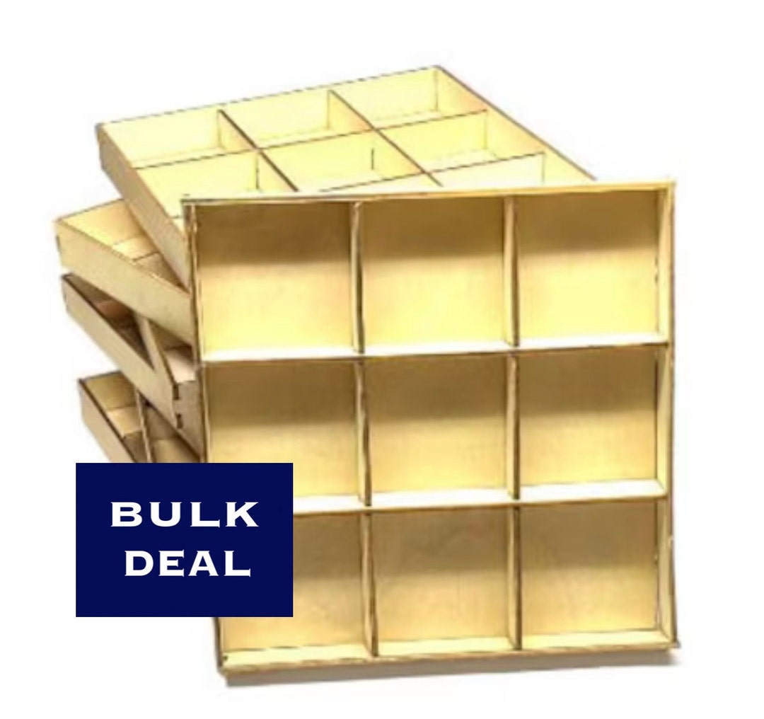 BULK DEAL 18 Pack Small Sectional Trays. Craft Part Sorting Trays ...
