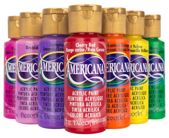 Acrylic Paint 2 oz. Bottle. SALE. Craft Paint. All Purpose | Etsy