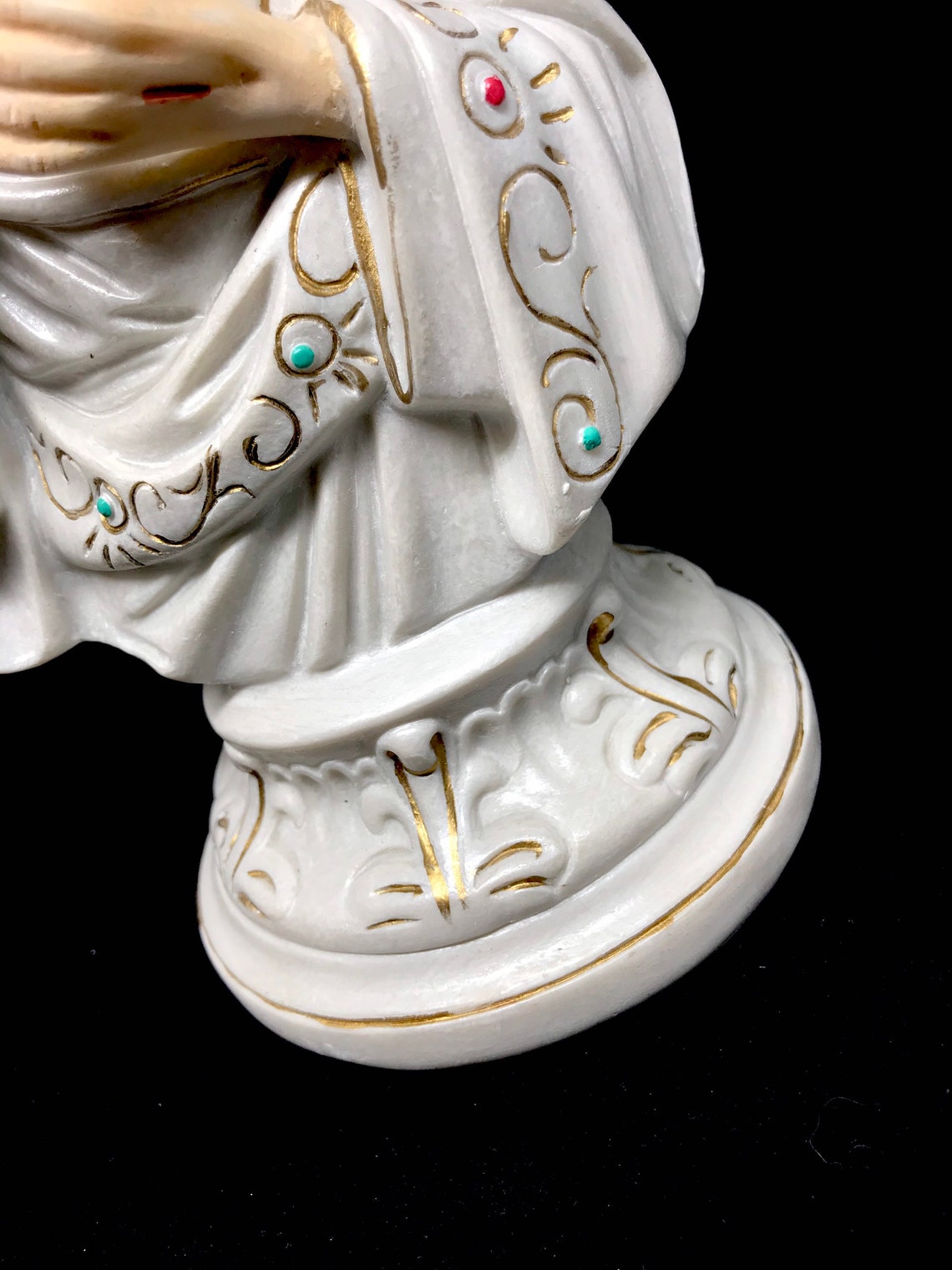 Vintage Religious Icon Jesus Statue / Scared Heart / Catholic | Etsy