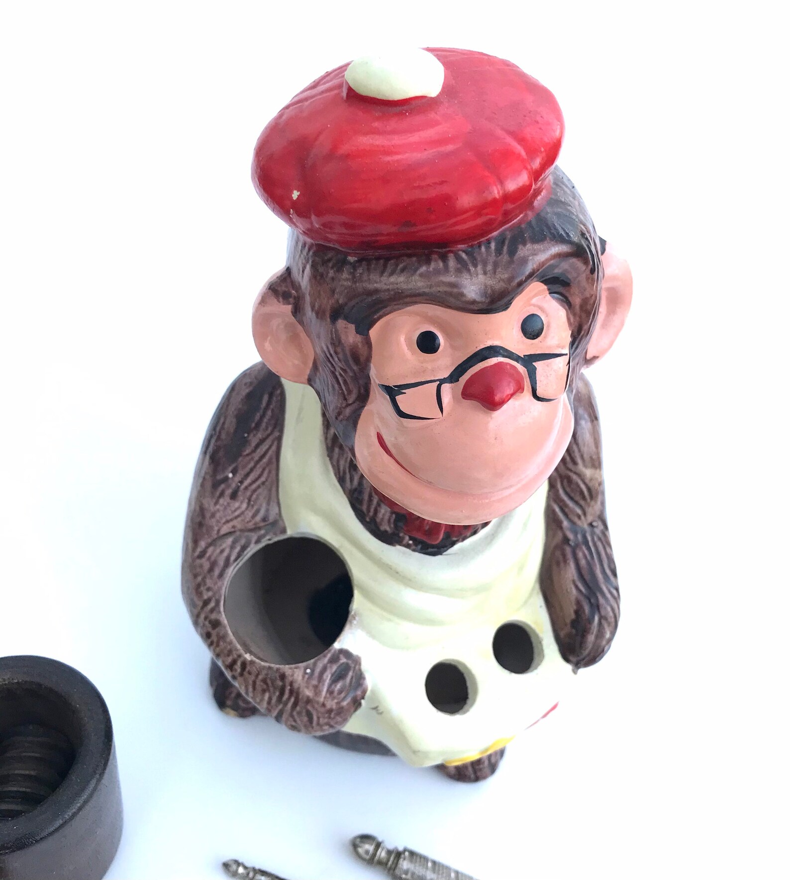 Vintage Wise Monkey Nutcracker Holder / Set Mid Century 1970s - Etsy