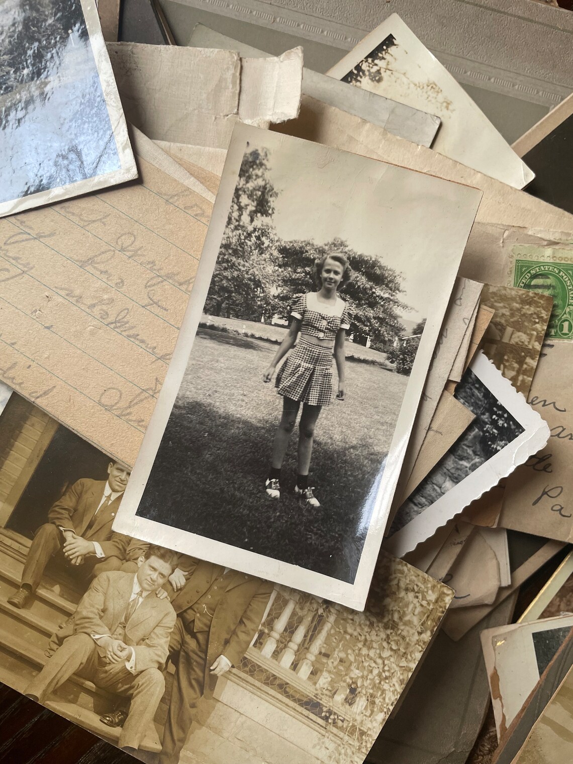 Vintage Antique Ephemera Lot / Family Archive Snapshos Photograph ...