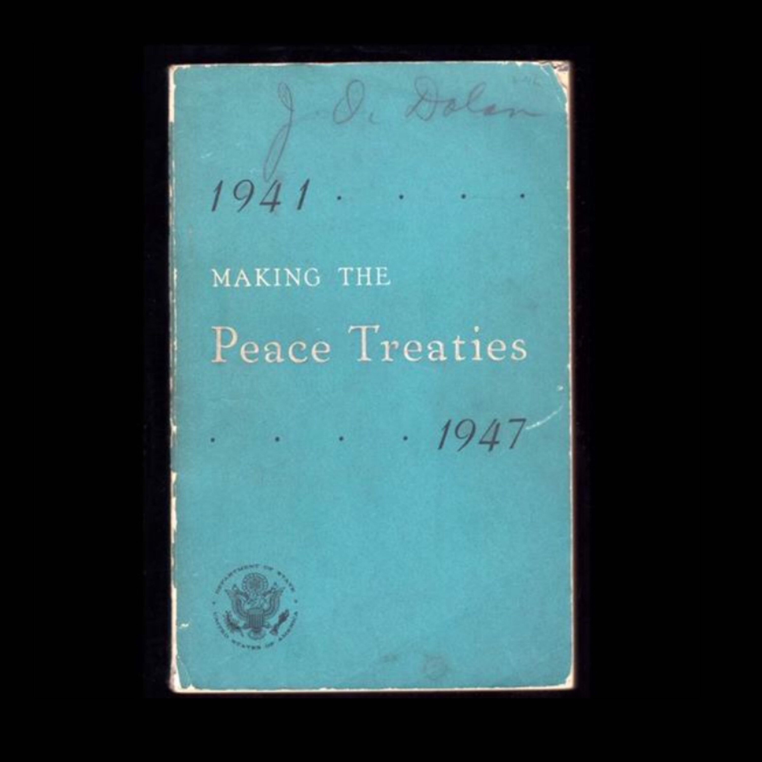 Vintage WW2 Book / Making The Peace Treaties 1941 1947 | Etsy