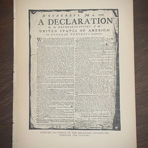 Antique Engraving Declaration of Independence Revolutionary War 1775 - Etsy