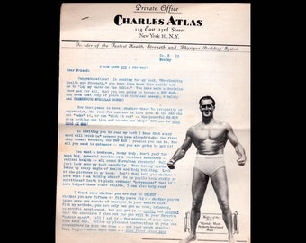 Charles Atlas - Etsy