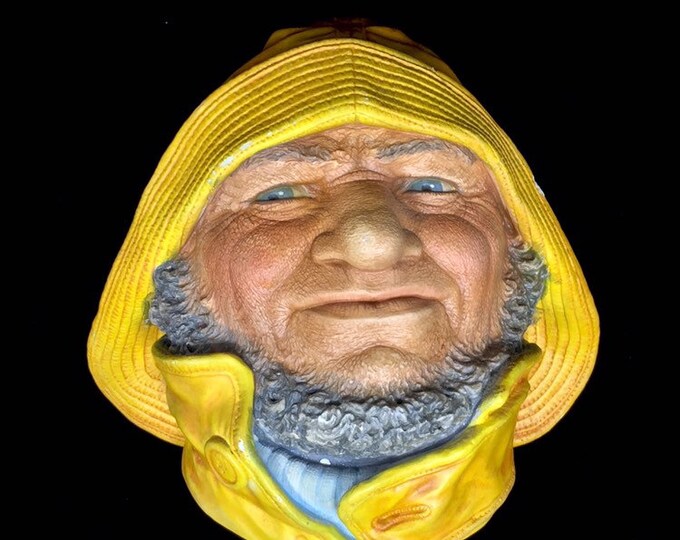 Vintage Chalkware Head Bossons Style Old Salt Head / Helmsman / 1970s ...