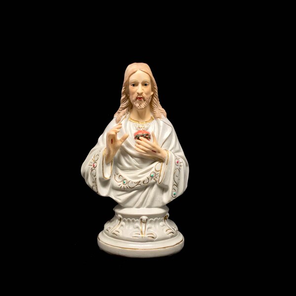 Scared Heart Jesus Statue - Etsy