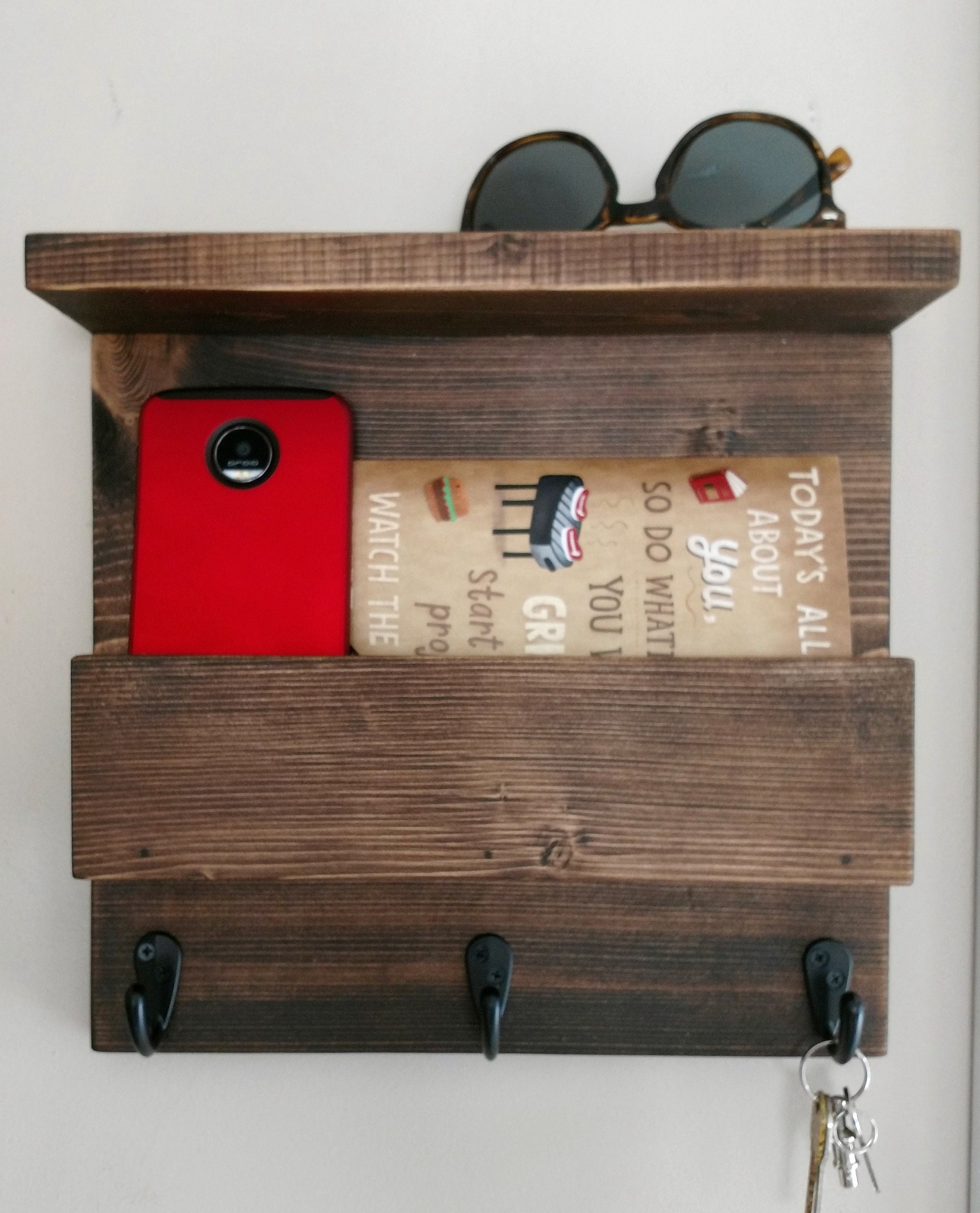 Mini Shelf Mail Organizer | Etsy