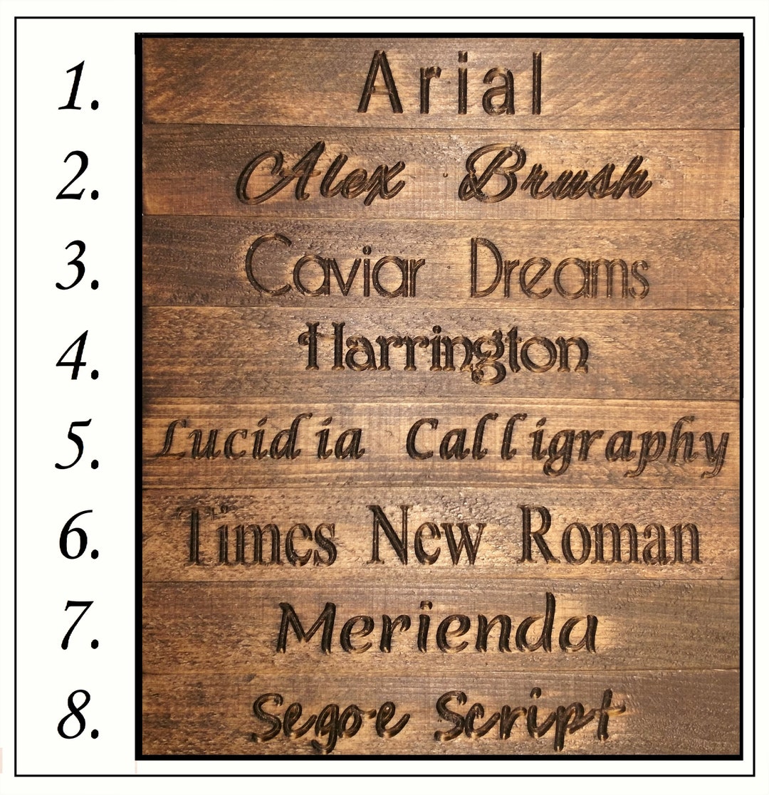 8 ENGRAVED PERSONALIZED OPTIONS - Etsy