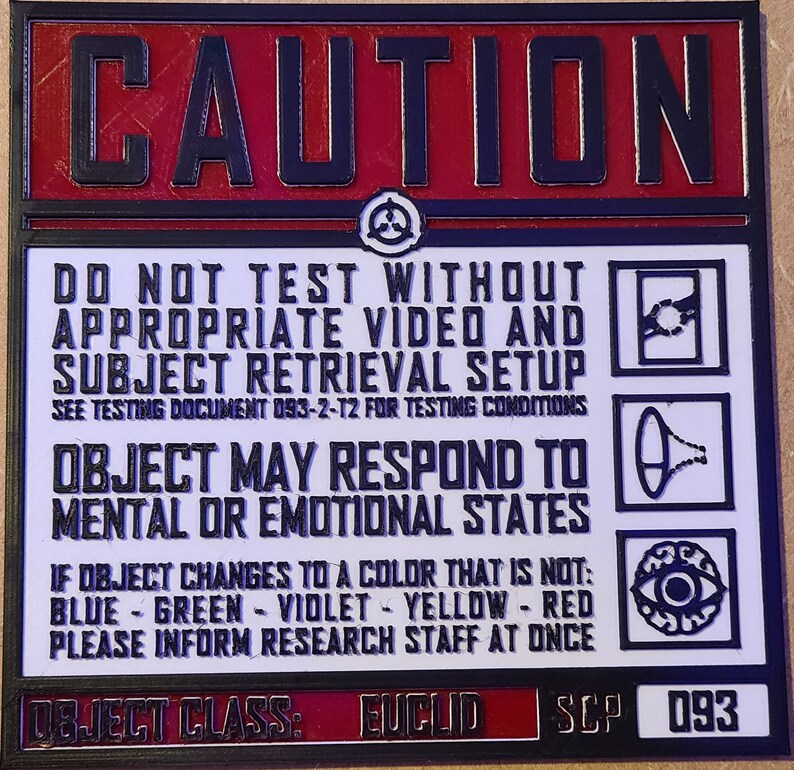 A Collection Of Overly Specific Scp Warning Signs Rscp Vrogue