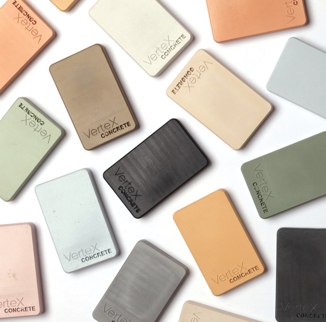 Concrete Color Samples for Your Space, Individual, Grey Scale, or Full ...