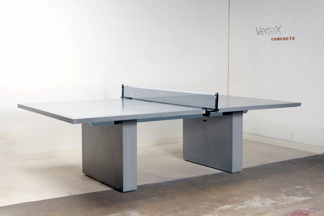 Modern Concrete Ping Pong Dining Table Outdoor Multifunctional Art - Etsy