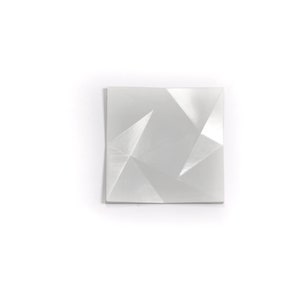 Twisted 3D Square Concrete Wall Tiles: Handmade UHPC Set of 4 ...