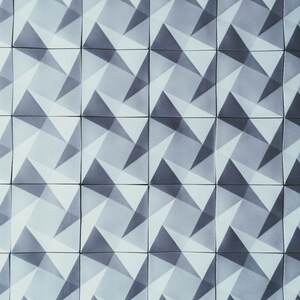 Twisted 3D Square Concrete Wall Tiles: Handmade UHPC Set of 4 ...