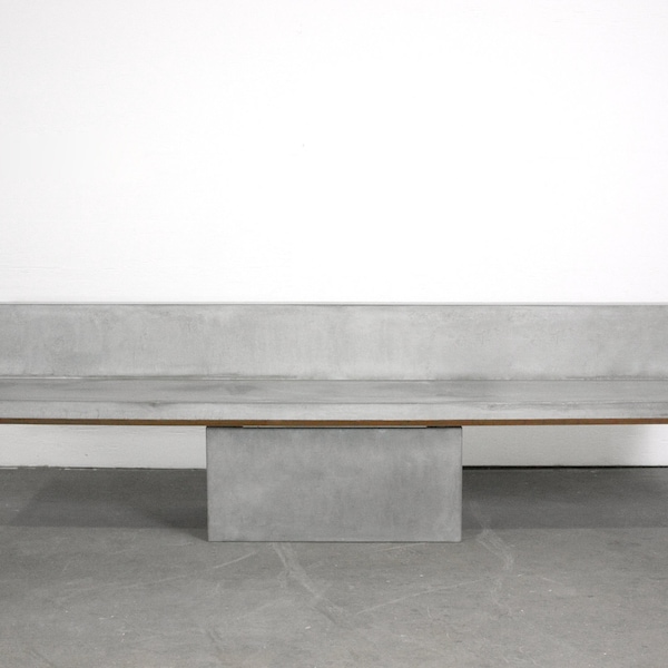 Concrete Bench - Etsy
