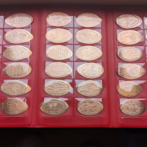 Squished Penny Book - Etsy