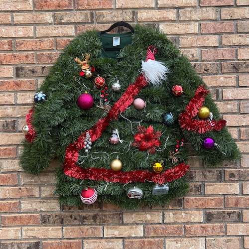 Christmas Tree Light up Tacky Ugly Christmas Sweater Any Size - Etsy