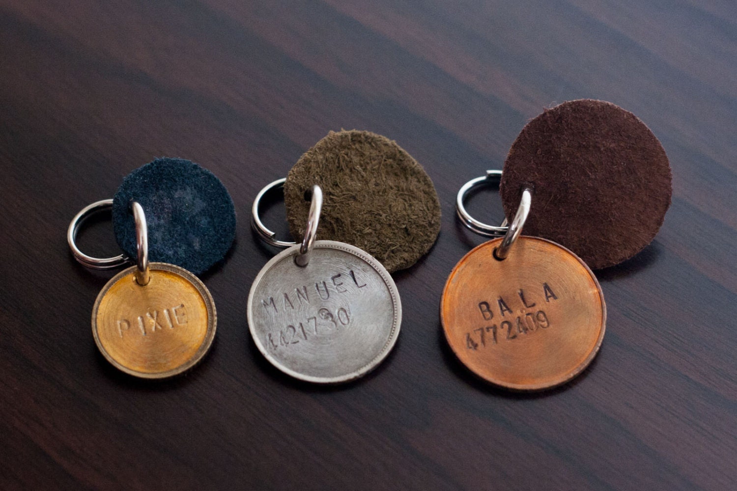 Antique Coin ID Dog Tag With Leather Cover - Etsy Australia