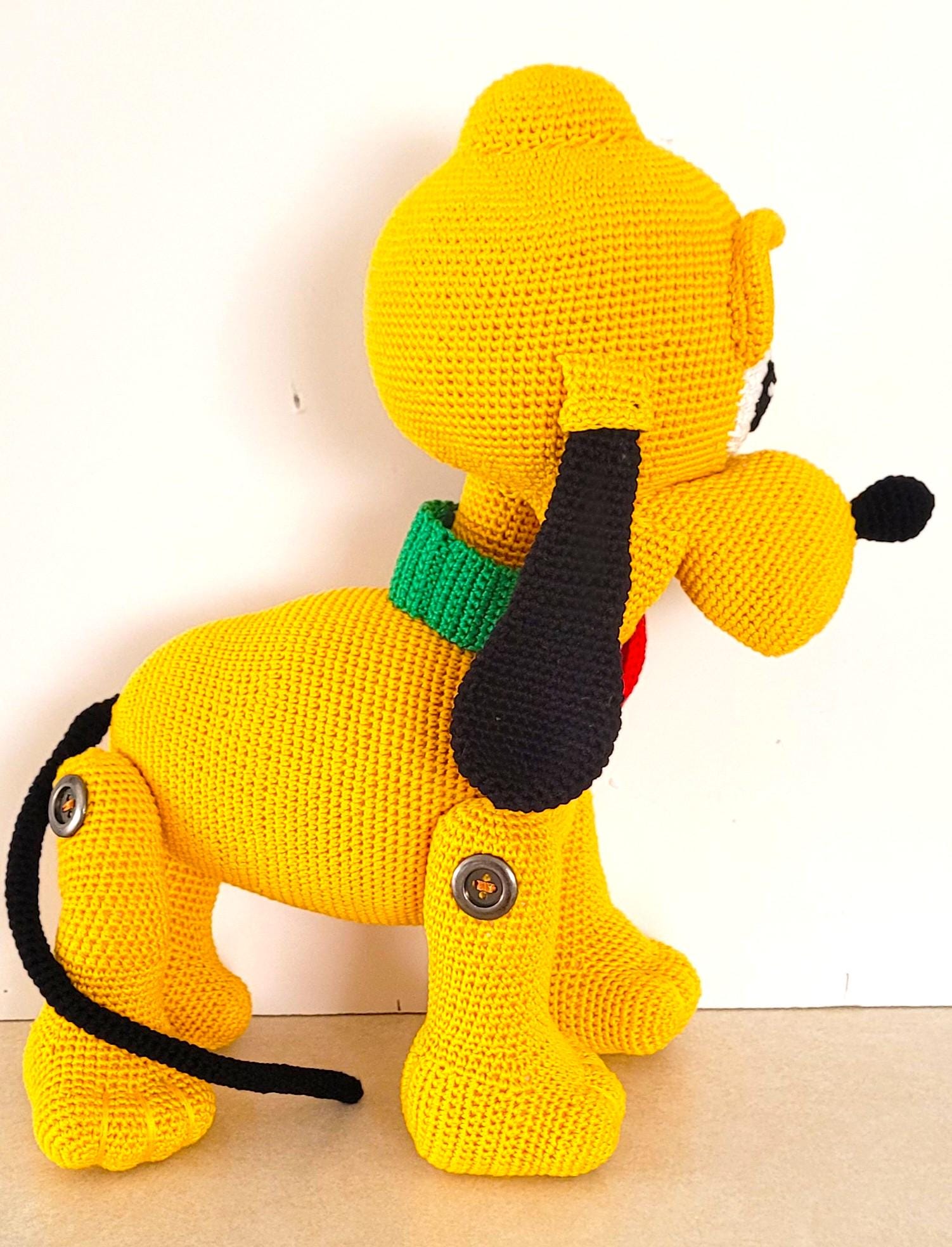 Large FINISHED Crochet Toy PLUTO - Etsy