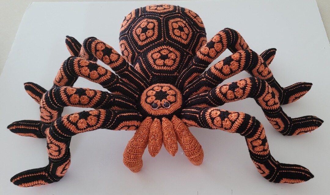 Finished GIANT Crochet TARANTULA "african Flower" - Etsy