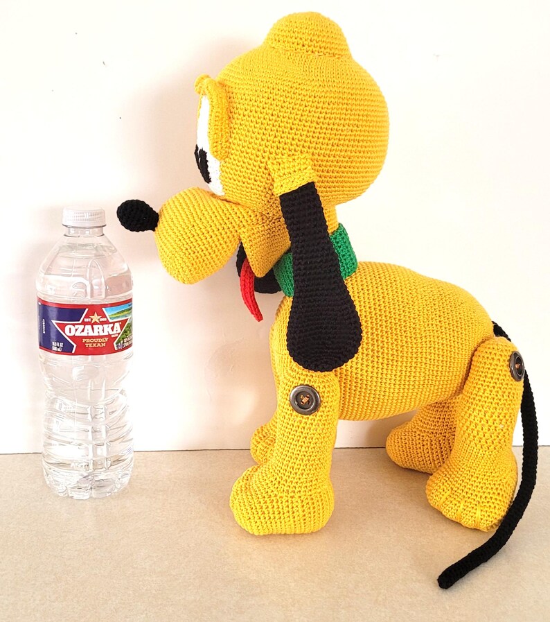 Large FINISHED Crochet Toy PLUTO - Etsy