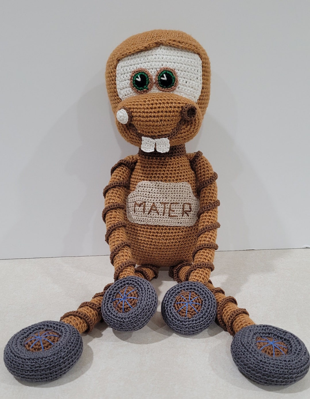 FINISHED Crochet Toy MATER From "cars" - Etsy