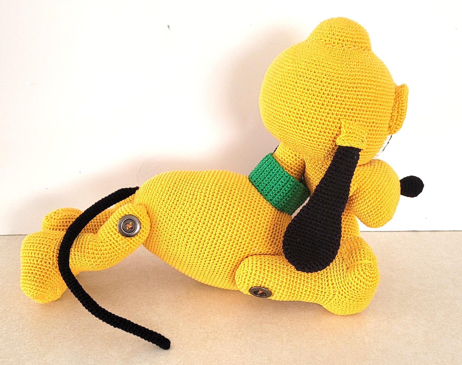 Large FINISHED Crochet Toy PLUTO - Etsy