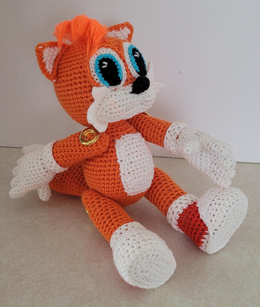 Finished Crochet Toy Miles Tails Power (the Hedgehog SONIC) - Etsy