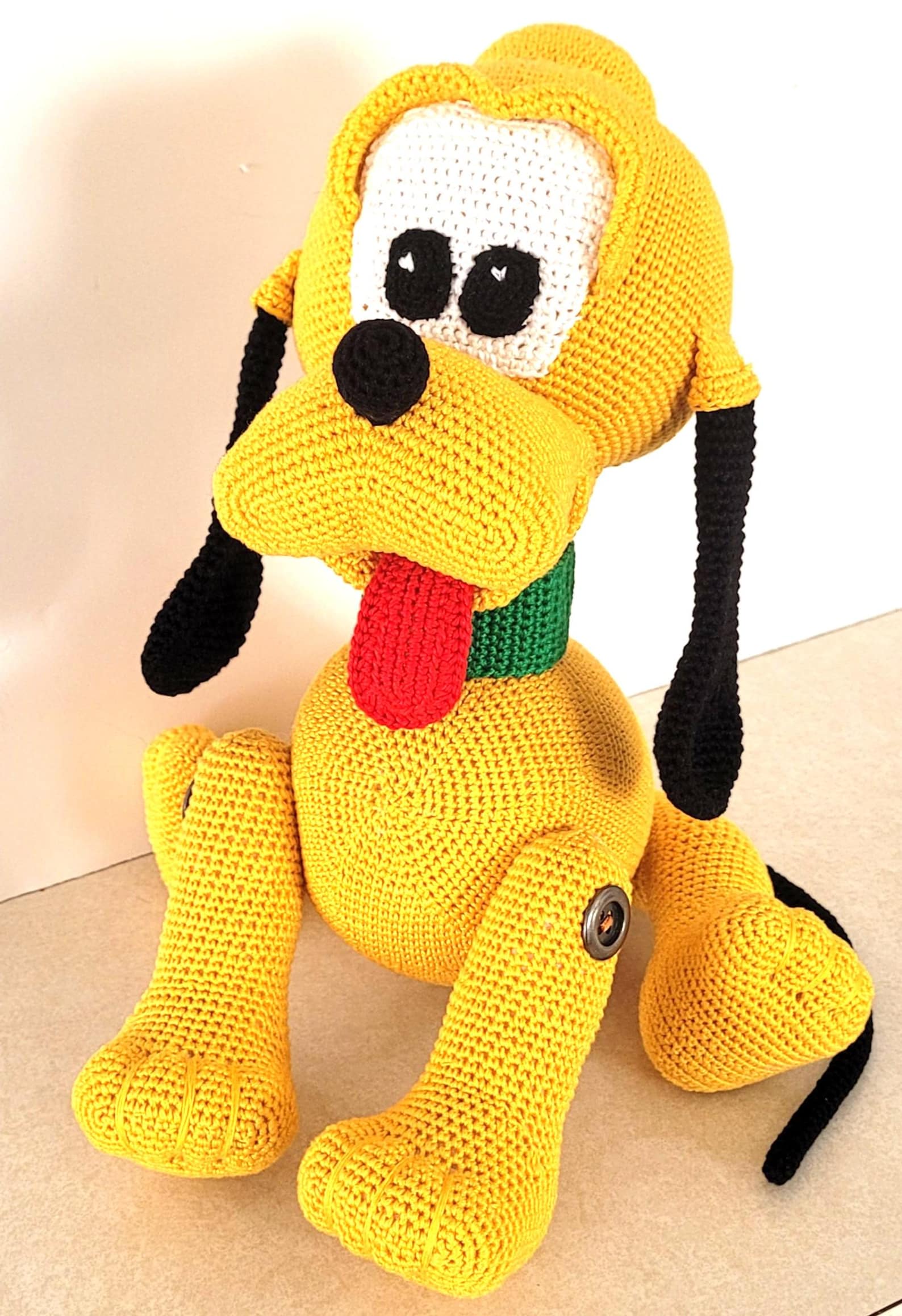Large FINISHED Crochet Toy PLUTO - Etsy