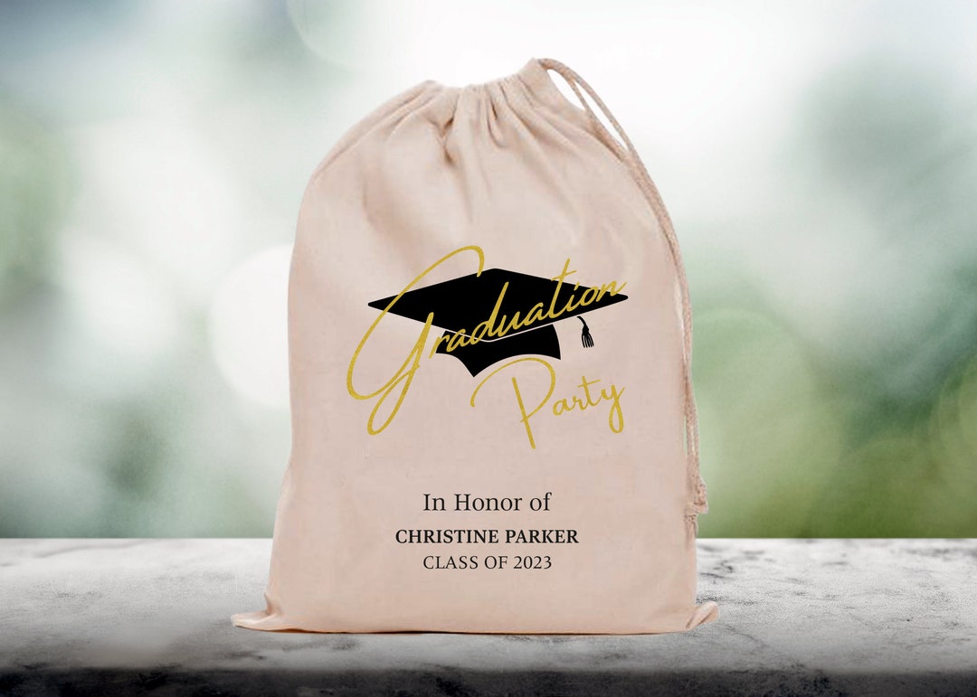 Graduation Party Bag, Custom Graduation Party Favor, Personalized ...
