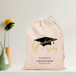 Graduation Party Bag, Custom Graduation Party Favor, Personalized ...