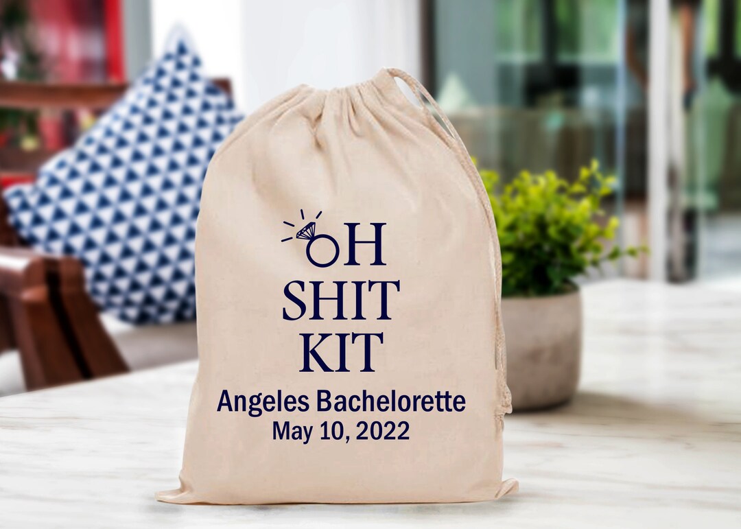 Oh Shit Kit, Hangover Kit, Recovery Kit, Bridal Shower Party Favor Bags ...