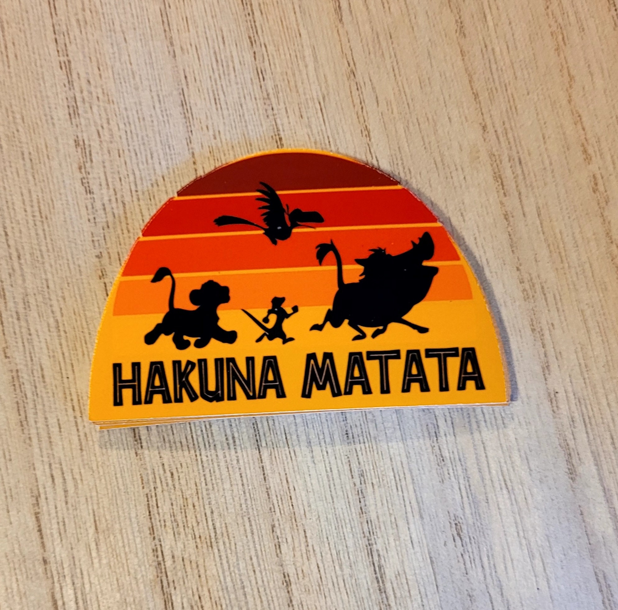 Hakuna Matata Disney Sticker - Etsy