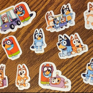 Bluey Stickers - Etsy