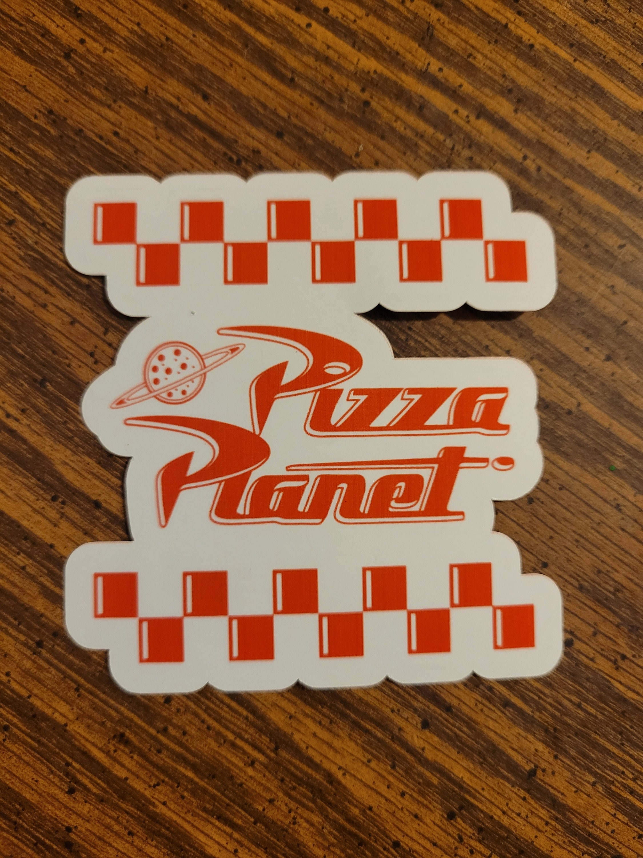 Pizza Planet Sticker - Etsy