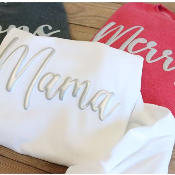Puff Letter Sweatshirt - Etsy